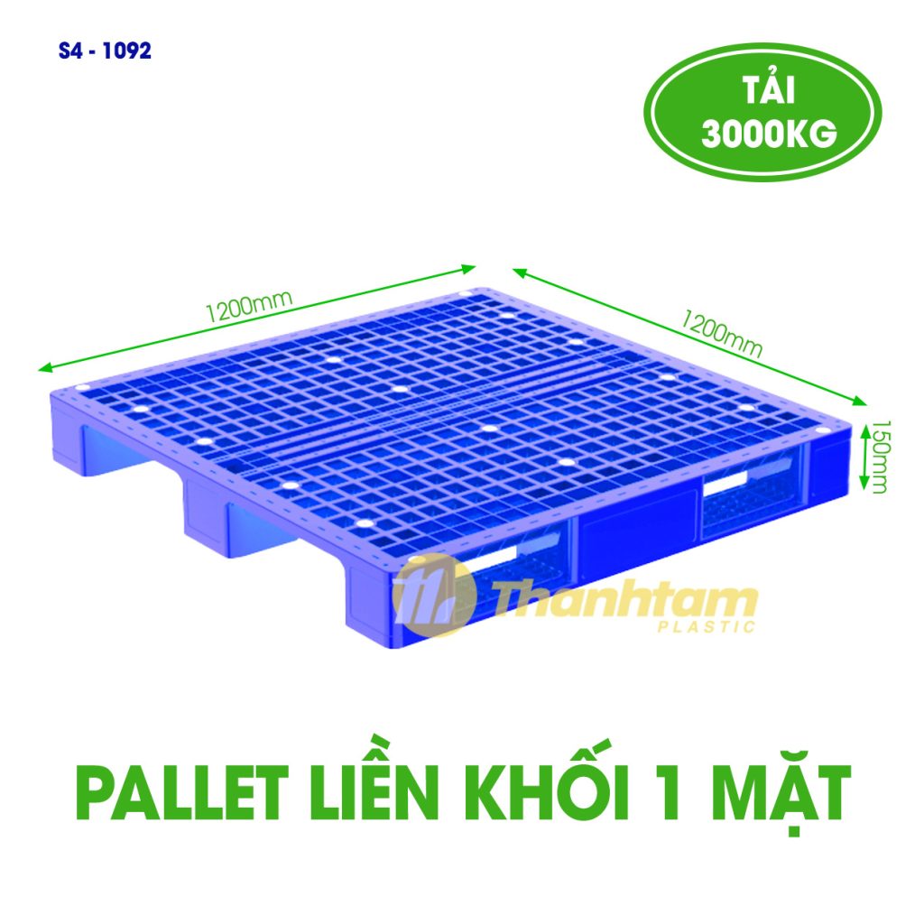 Pallet nhựa tải trọng cao, Chất Lượng BH 2 năm Giá Rẻ